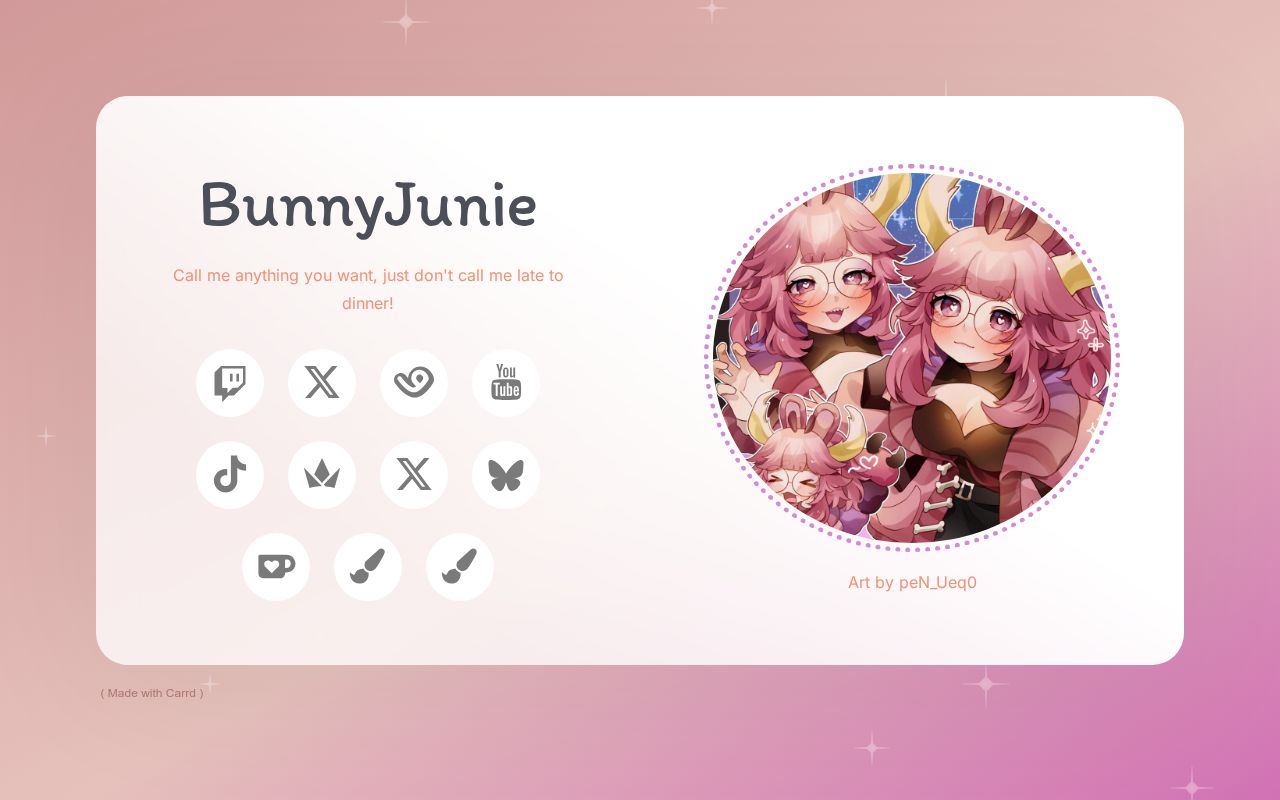 ૮₍ ˃ ⤙ ˂ ₎ა Junie's Links